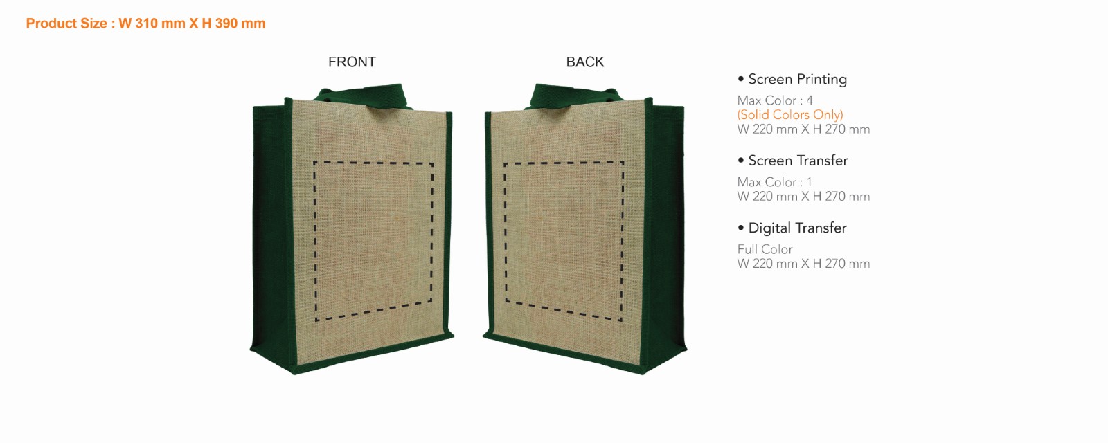 Eco-friendly Jute Bag Custom - Jute Bags in Bulk